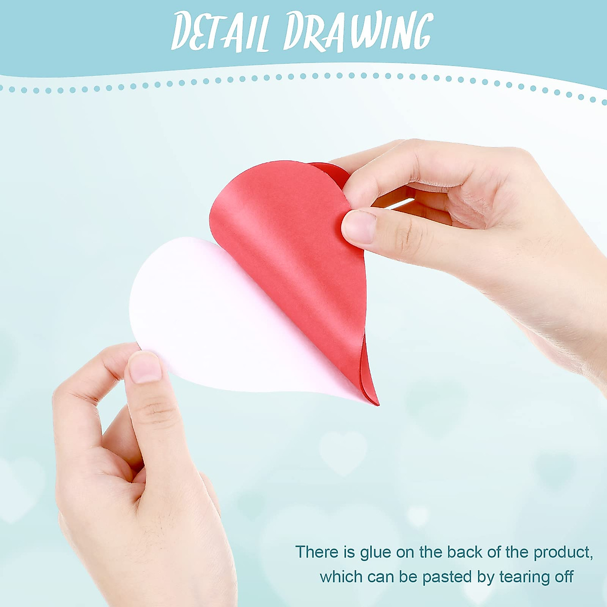 Valentine's Day Bears Craft Kit Romantic Picture Frame Love Sign Valentines Day Foam Stickers Self Adhesive Heart Bear Foam Stickers Valentine's Day DIY Craft Supplies for Kids Classroom Art Project