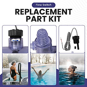 2560-040 Flow Switch Replacement Part Kit for Sundance Spas and Jacuzzi Hot Tub, Complete Assembly Flow Switch Replaces