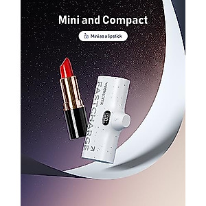 VEEKTOMX Small Portable Charger for iPhone, Fast Charging Power Bank Mini 5000mAh Battery Pack Compatible with iPhone 14/14 plus/14 Pro Max/13/13Pro Max/12/12Mini/11/XR/XS/X/8/,Travel Essentials