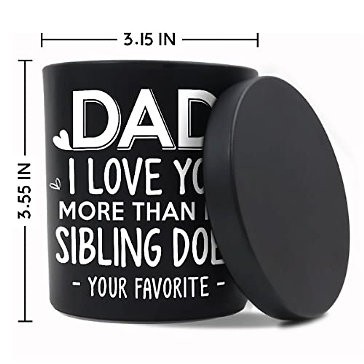Gifts for Dad on Father's Day from Daughters, Son, Kids - Father's Day Gift - Dad Gifts - Dad Birthday Gift - Birthday Gift for Dad, Meaningful Fathers Day Present for Dad - Soy Wax 7.8 oz