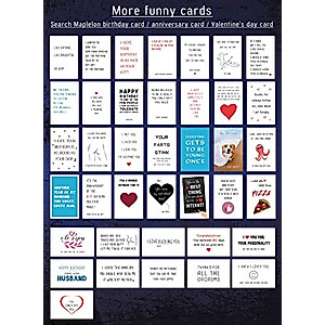 Maplelon Funny Touch Butt Love Card, Naughty BF GF Husband Wife Card, Cute Anniversary Card, Romantic Card…