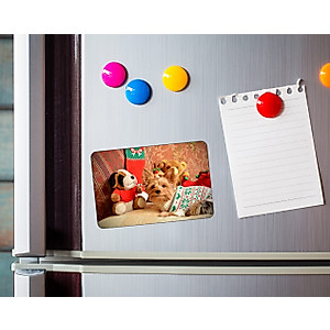 Your Square Custom Magnet | Square Magnetic Photo for Home School Office Kitchen Fridge Special Decoration | Save Your Best Personalized Picture Magnets | INKL Free Photo Upscaler