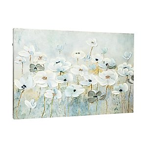 ArtbyHannah Hand-Painted Floral Oil Painting on Canvas - 24x36 Inches for Home Decor - Vivid Color Scheme, Realistic Texture, and 3D Effect