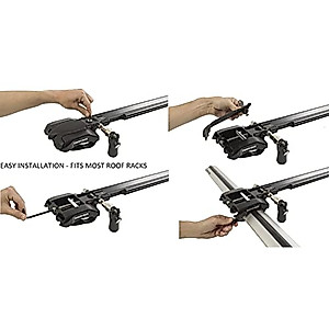 Rhino Rack Mountain Trail Universal Fork Mount Bike Carrier, Small (RBC035)