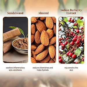 VLCC Natural Sandal Cleansing Milk for Normal to Dry Skin | Gently Removes Make Up & Impurities | Deeply Cleanses and Soothes Skin | Non-Foaming | 3.38 Fl Oz/100 ml