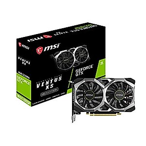 GIGABYTE MSI GeForce GTX 1650 Super Ventus XS OC Gaming GeForce GTX 1650 Super 128-Bit HDMI/DP/DVI 4GB GDRR6 HDCP Support DirectX 12 Dual Fan VR Ready OC Graphics Card (GTX 1650 Super Ventus XS OC)