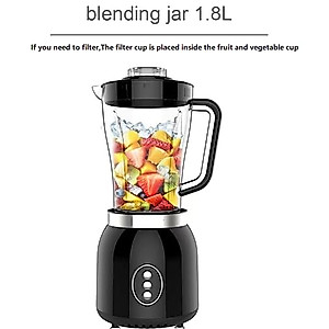 600W 4-in-1 Multifunctional Food Processor,Countertop Smoothies Blenders,Coffee Grinder,Meat Grinder,Baby Food Maker,Mixer Grinder for Meat,Vegetables,Fruits,Beans,Ice Crusher with 6 Blades 61OZ 1.8L