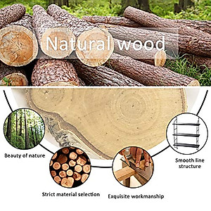 Homdox 3-Tier Industrial Floating Shelves Wall Mounted Display Wall Shelf Storage Rack Wall Rack Holder Rack