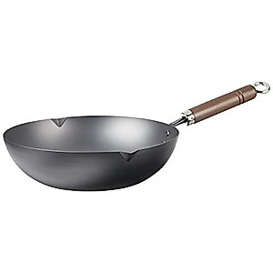 Yoshikawa Fry Pan, 11 in, Black