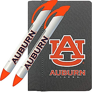 Greeting Pen Auburn Tigers 4" X 6" Notebook / 2 Pen Set (1111M2)