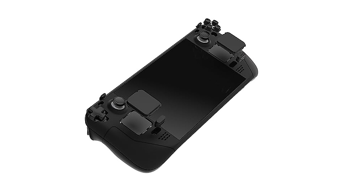 eXtremeRate Custom Faceplate for Steam Deck - Matte Black Shell Upgrade