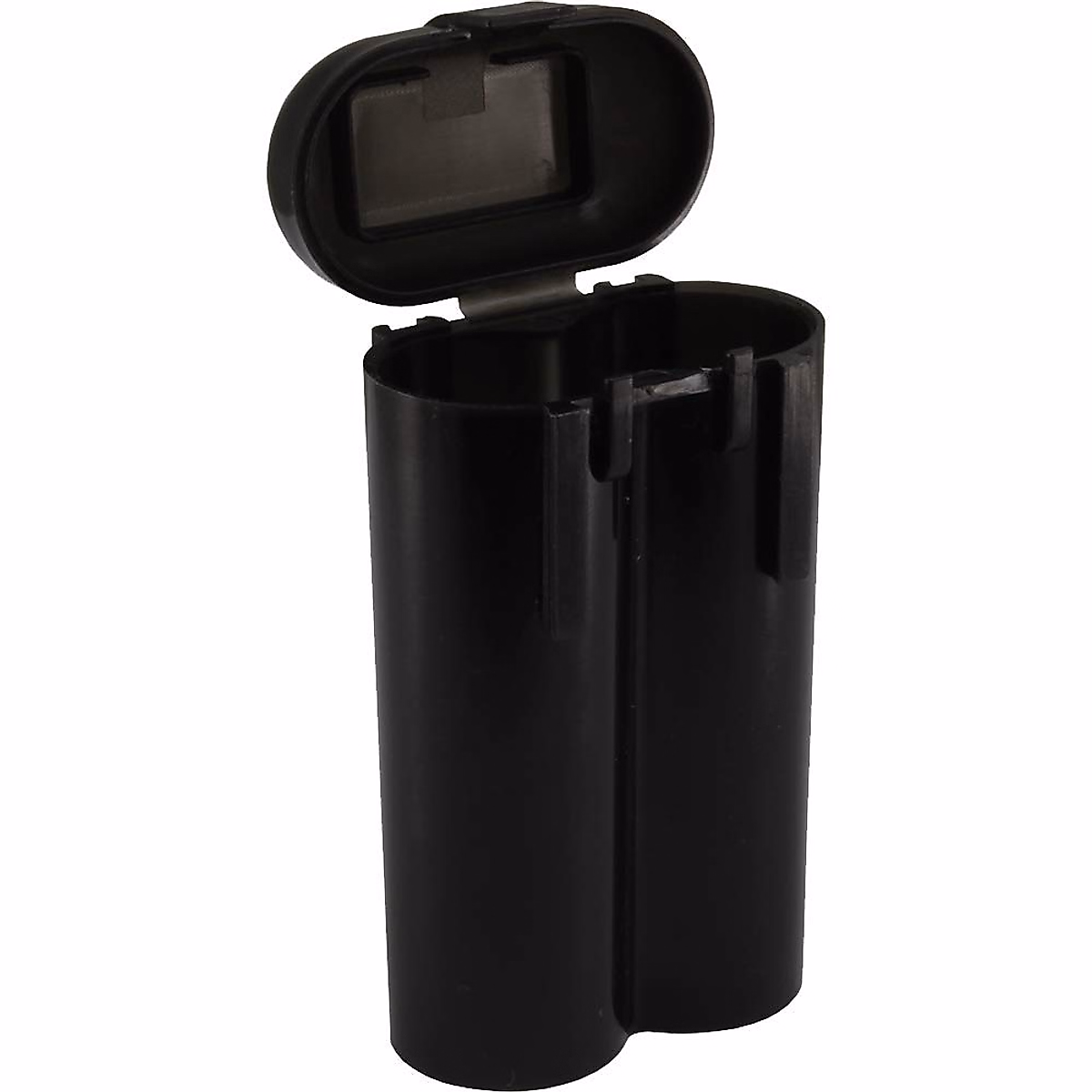 Birdz 2 Battery Holder Storage Case for 18650 & CR123A Batteries, Black (1 Pack)