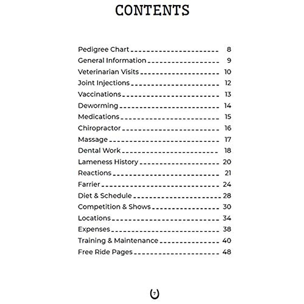 Starkenburg Company Horse Journal - The Complete Horse Enthusiast Journal to Track Horse Health Care, Riding Goals, Training Maintenance, Diet & Schedule, Competition, and Much More!