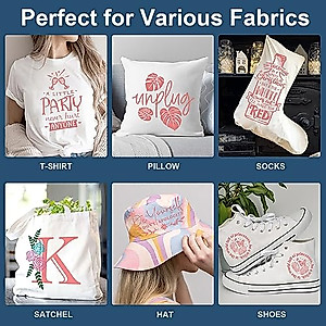 VINYL FROG Coral Heat Transfer Vinyl Rolls, 12"x25ft Coral Iron on Vinyl for Cricut & Cameo, White HTV Vinyl Roll for All Cutter Machine, Easy to Cut & Weed for Heat Press Design