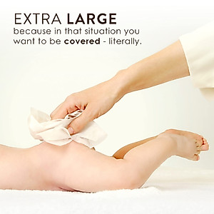 Wotnot - 100% Natural Baby Wipes, Travel Size Soft Pack 20 count (Pack of 8)