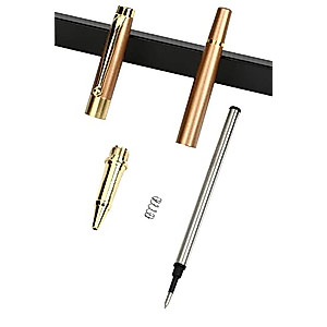 1314 Free Engraving pen Personalized custom pens Roller Ballpen, rose gold Ballpoint pen, Ball pen, Medium Refill Pen Black Ink, Custom Gifts for Men, Women, Classy Gift Box (rose gold Style 1)