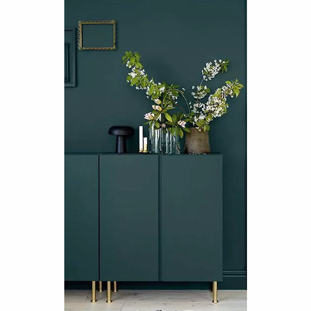 Peel and Stick Dark Oliver Green Wallpaper Matte Texture Sticker Decorative Adhesive Vinyl for Drawer Cabinet Shelf Liners Waterproof Removable (Dark Oliver Green, 15.8X100inch)