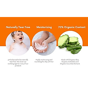 Nature's Baby Organics Conditioner & Detangler, Vanilla Tangerine, 8 Fl Oz