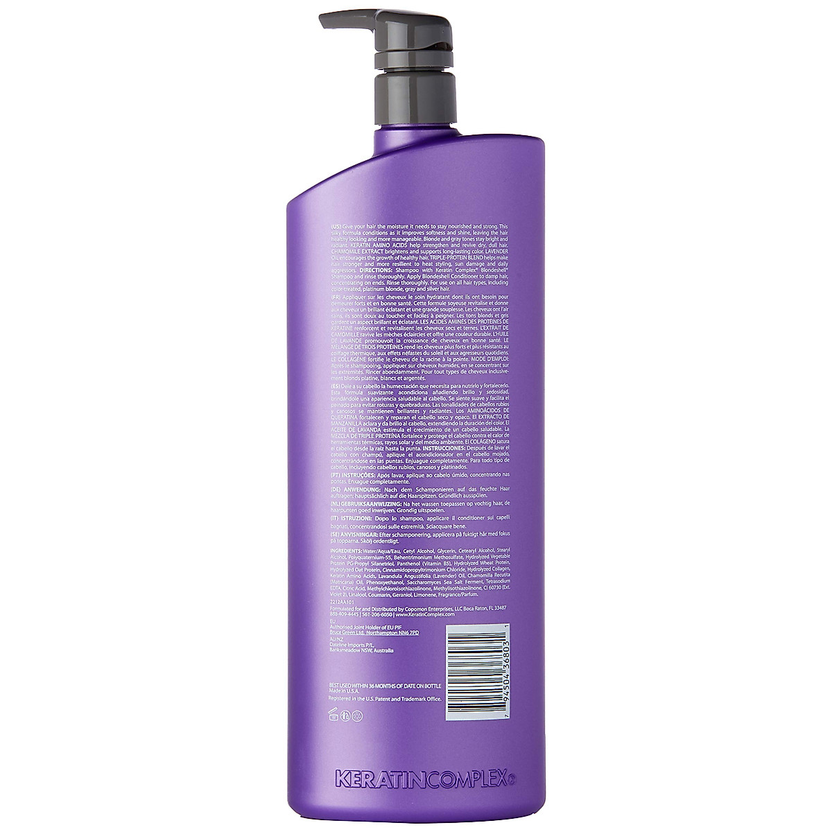 Keratin Complex Keratin Complex Blondeshell Debrass and Brighten Conditioner, 33.8 Ounce, 33.8 Ounce