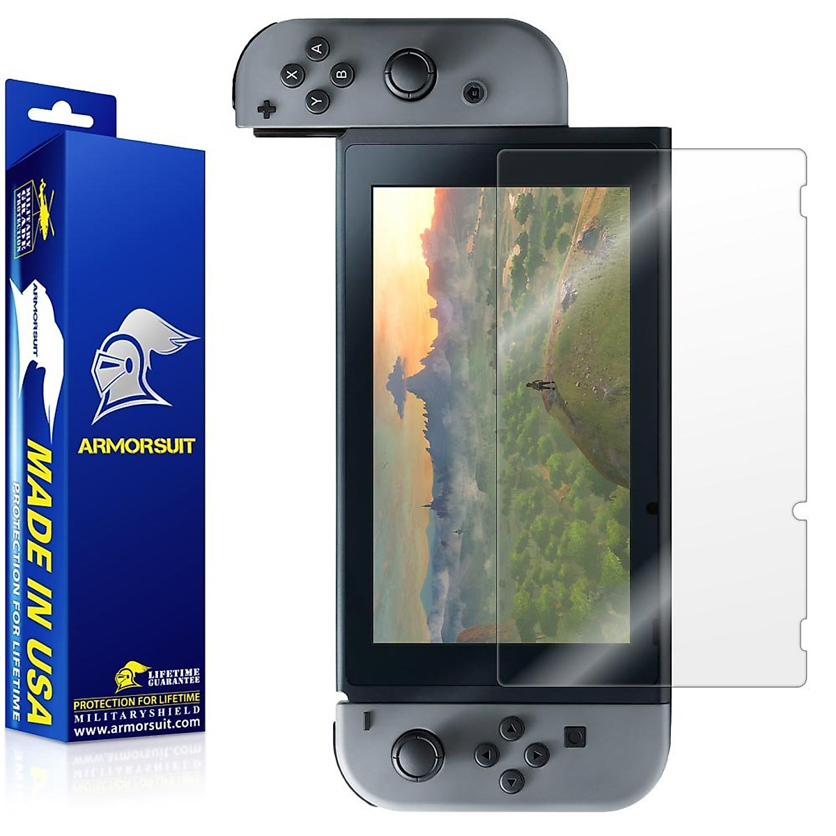 ArmorSuit 2 Pack MilitaryShield Screen Protector Designed for Nintendo Switch (2017 Release) Anti-Bubble HD Clear Film - Made in USA
