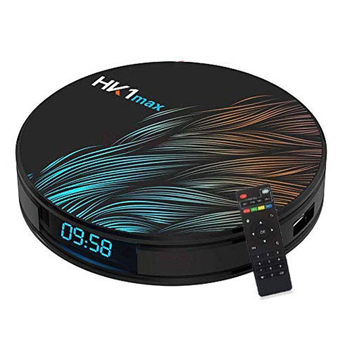 Android 11.0 TV Box with 4GB RAM 64GB ROM HK1 max RK3318 Quad Core 64 bit Built in BT 4.1 Dual-WiFi 2.4GHz/5GHz Supporting 4K (60Hz) Full HD/3D/H.265,USB 3.0