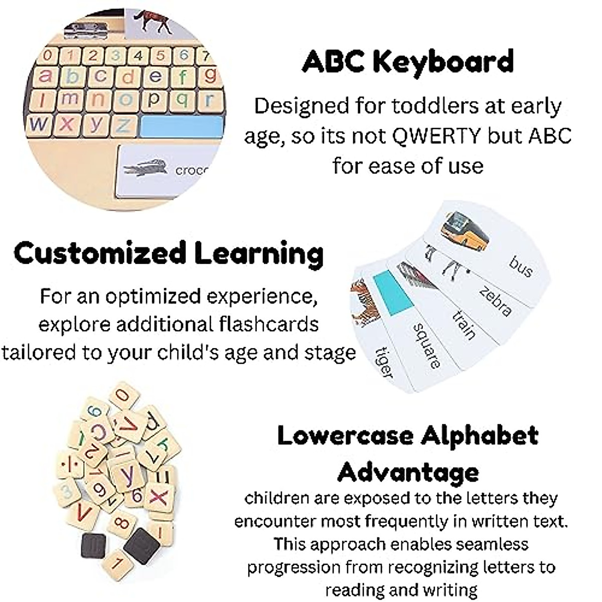 BEKILOLE My First Laptop Montessori Toddler Toys Perfect Toy Gifts 3 4 5 6 7 8 Boys Girls Birthday Gift, Fun Learning Preschool Learning Activities