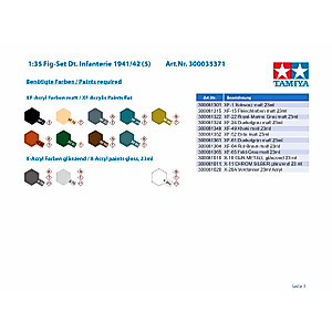 Tamiya 35371 1/35 German Infantry Set Mid WWII