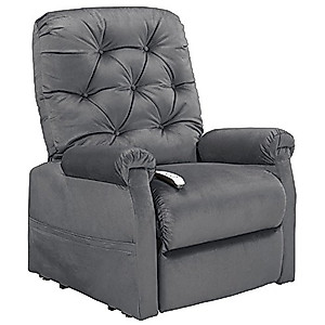 Mega Motion Classica Power Lift Chair Recliner- Charcoal (Curbside Delivery)