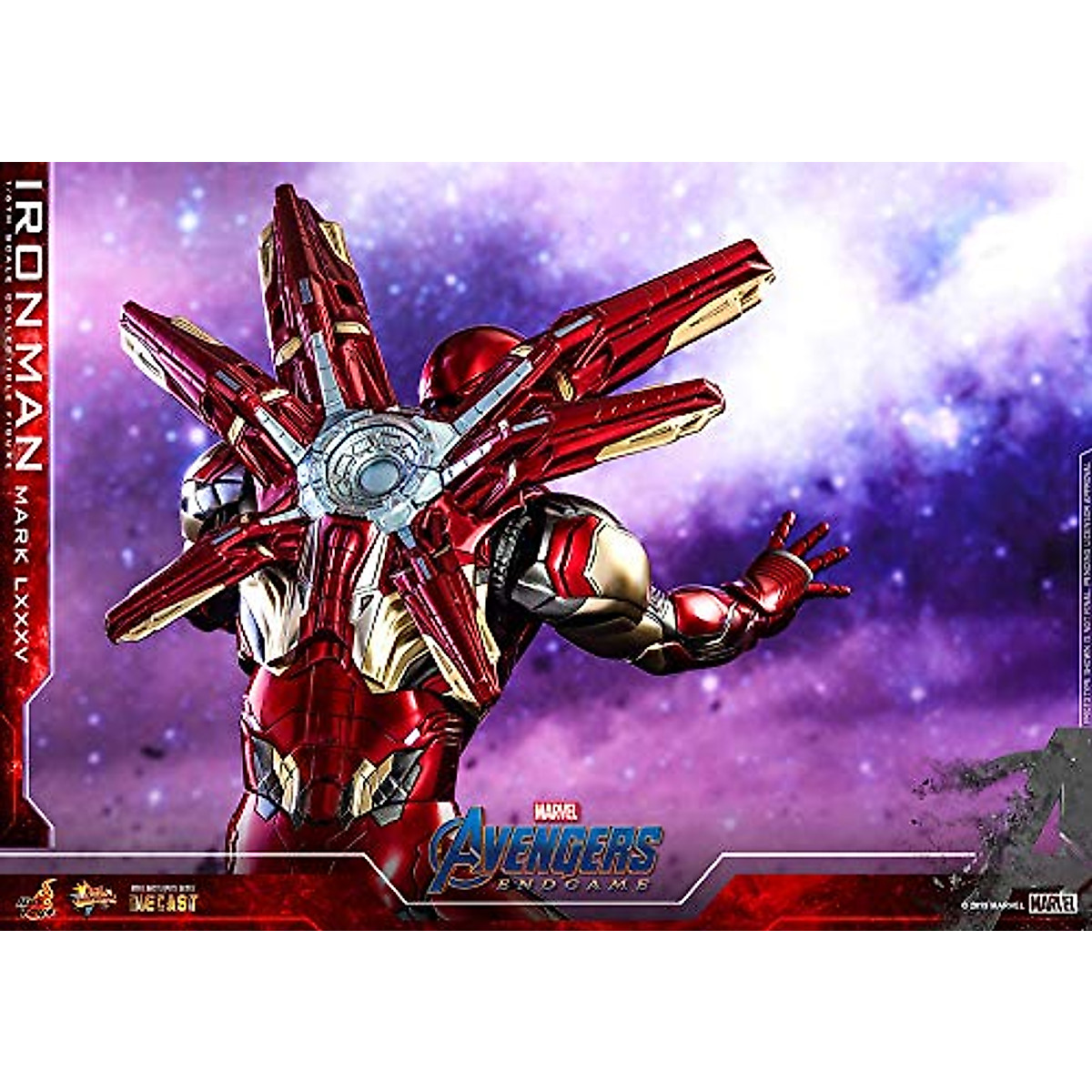 Hot Toys Marvel: Avengers Endgame - Iron Man Mark LXXXV 1:6 Scale Figures, Multicolor, HT904599