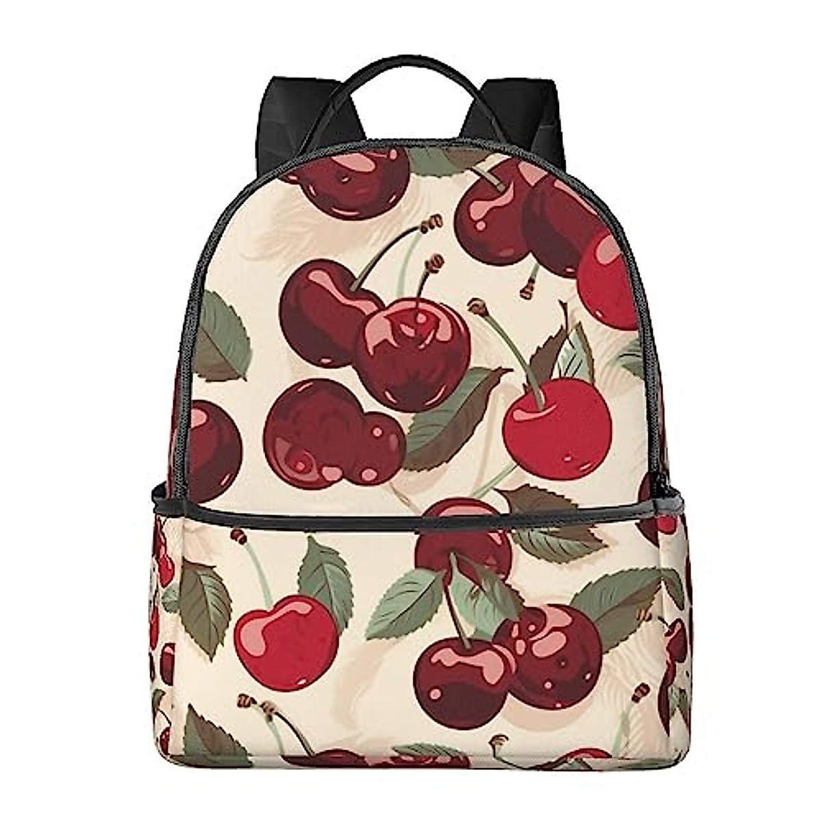 BAFAFA cherry pattern Printed Travel Backpack Business Work Bag Computer Bag Outdoor Sports Rucksack