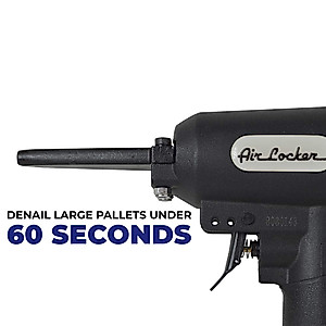 Air Locker AP700-44US-KIT Heavy Duty Professional Air Punch Nailer/Nail Remover/Nail Puller with US S7 Steel Piston Driver. 1/4 Inch NPT Thread Air Inlet. 80-120 PSI Pneumatic Nailer Removes 9-16