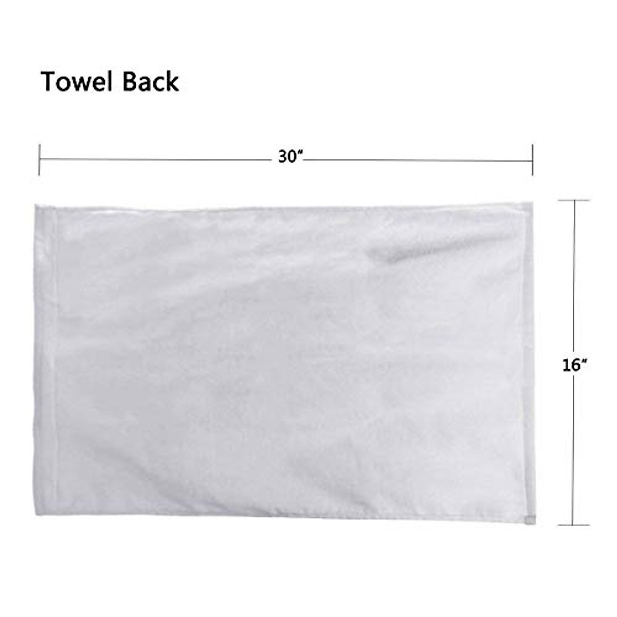 Naanle Nautical Themed Simple Anchors Pattern Soft Guest Hand Towels Multipurpose for Bathroom, Hotel, Gym and Spa (16" x 30",Navy Blue)