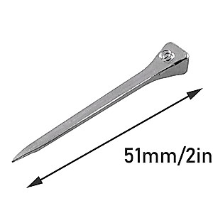 JJHXSM 30PCS Horseshoe Nails E5 Equestrian Sport Equipment Horse Training Supplies Tool for Fixed Lead or Glass