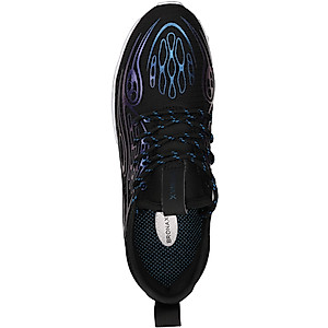 BRONAX Mens Walking Shoes Blade Designer for Males Black Size 12 Flat Cycling Running Athletic Sports Fitness Cushion Indoor Tennis Snickers Sneakers for Males