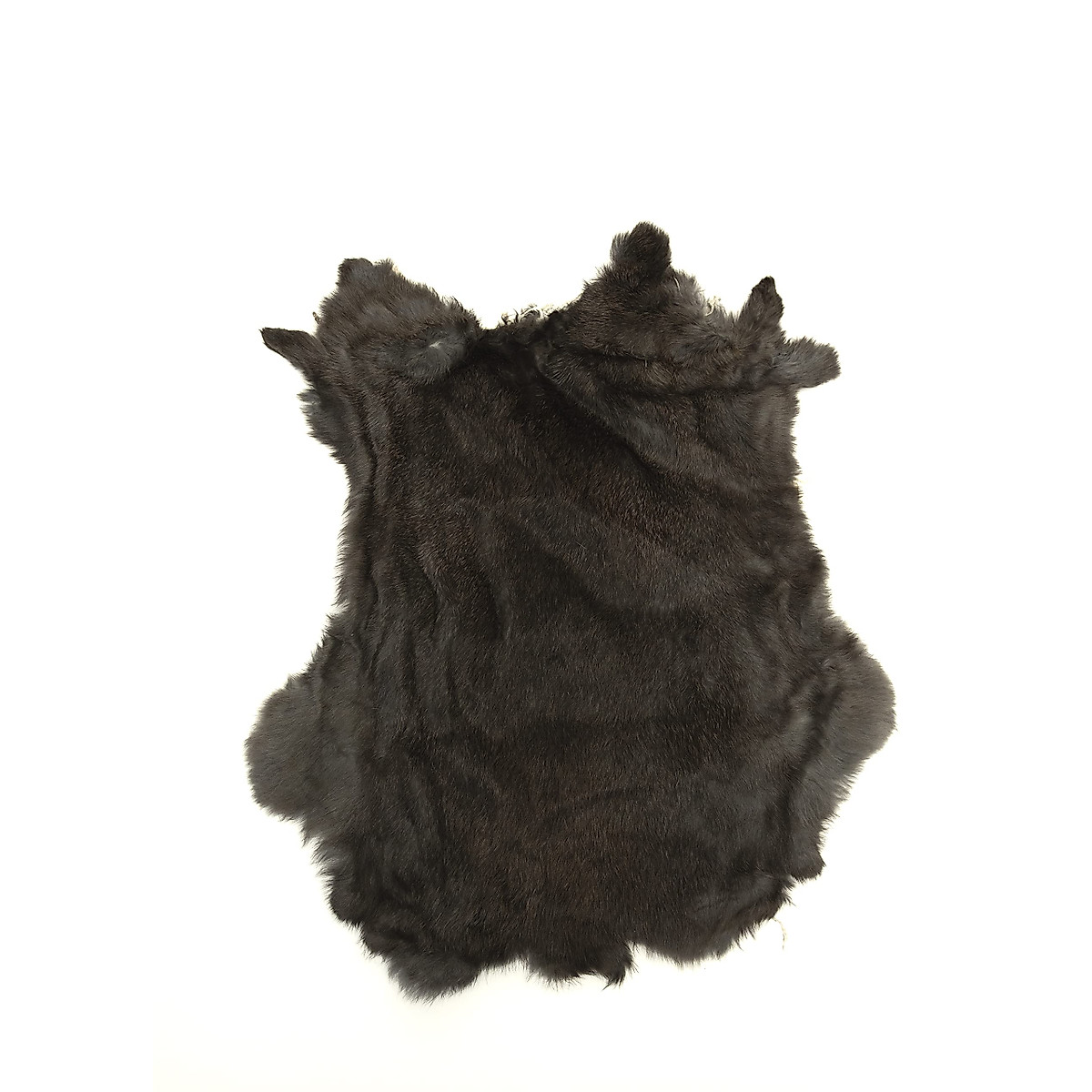SLC Genuine Earth Tone Rabbit Pelt for Décor & Crafts, Single Genuine Fur Hides