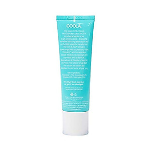 COOLA Organic Face Sunscreen SPF 50 Sunblock Lotion, Dermatologist Tested Skin Care for Daily Protection, Vegan and Gluten Free, White Tea, 1.7 Fl Oz