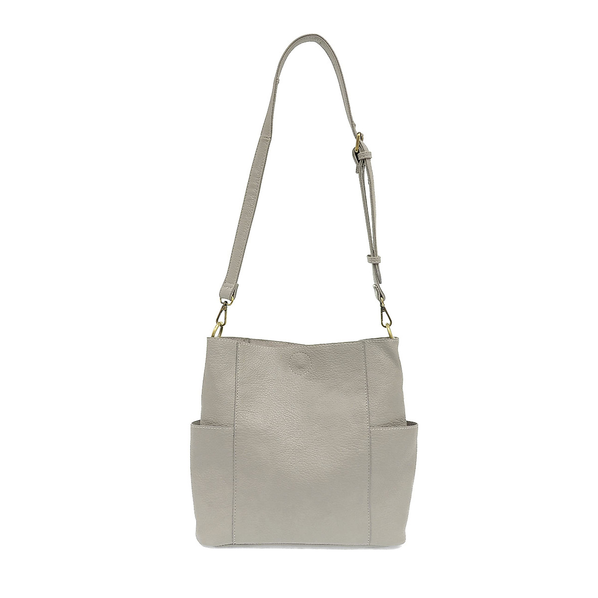 Joy Susan Women's Kayleigh Side Pocket Bucket Bag - Classic Grey