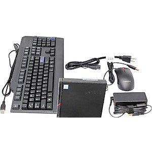 Lenovo ThinkCentre M900 Tiny Desktop Computer, Intel i5-6500T Upto 3.10GHz, 32GB RAM, 256GB NVMe SSD, 4K DisplayPort, Bluetooth, AC Wi-Fi, Windows 10 Pro (Renewed)