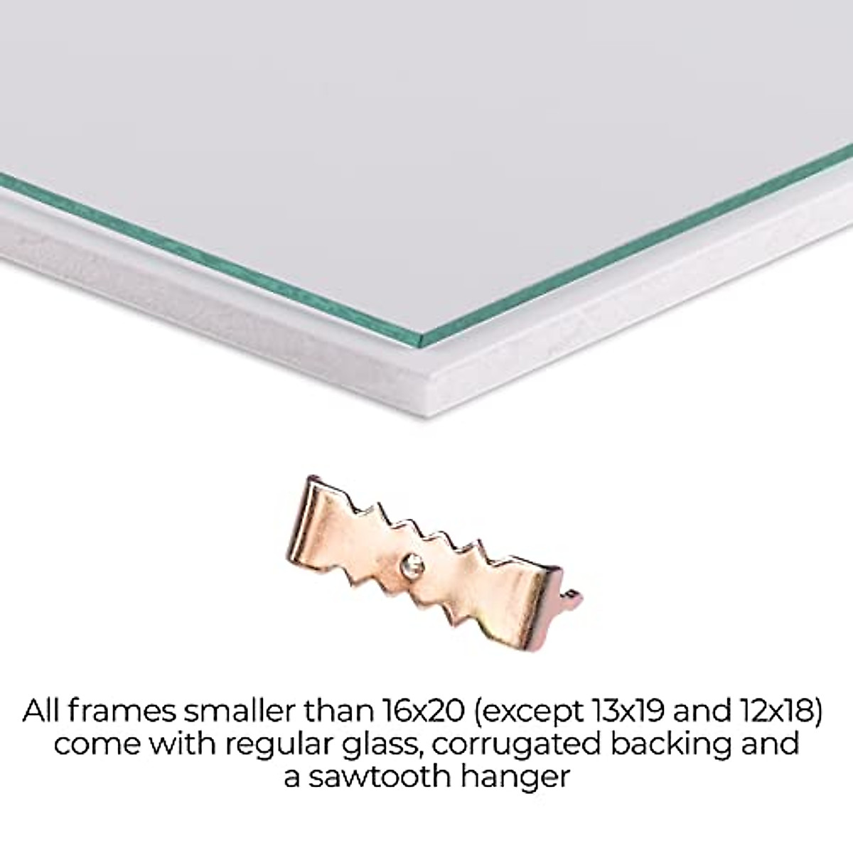 ArtToFrames 8x20 Inch Multi Picture Frame, This 0.94 Inch Custom Wood Poster Frame is Other - Comes with Foam Backing 3/16 inch and Regular Glass (FBPLE398402-8x20)