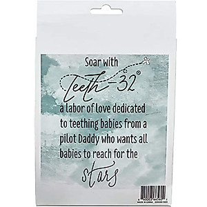 Chewy, The Teeth-32 Airplane Teething Toy 100% Natural Havea Rubber