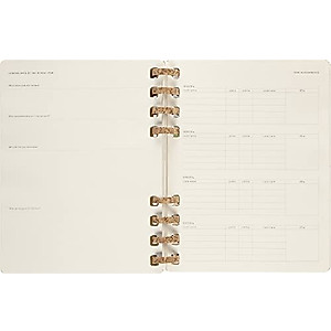 Moleskine Spiral 12 Month 2023 Academic Year Planner, Hard Cover, XL (7.5" x 9.75"), Oyster