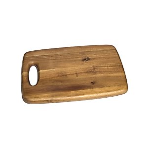 Acacia Rect. Cutting board, cut-out handle, 15X10X1”