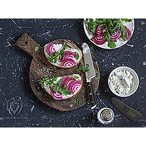 Dalstrong Ultimate Utility & Sandwich Knife - 6" - Gladiator Series Elite - Spreader - Forged German High-Carbon Steel - Sheath Included - NSF Certified