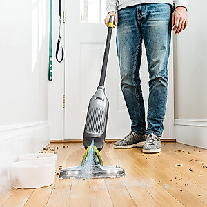 Shark VMP20 VACMOP Disposable Hard Floor Vacuum and Mop Pad Refills (20 ct.) & Multi-Surface Cleaner Bundle (2 Liter Bottle), Spring Clean Scent (Packaging May Vary)