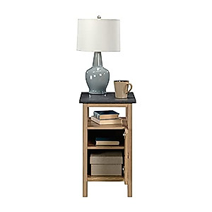 Sauder August Hill Side Table, L: 14.49" x W: 20.95" x H: 24.76", Dover Oak Finish