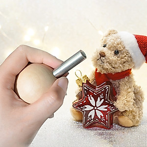 UPTTHOW Auxiliary Tool for Attaching Safety Eyes and Washers, Doll Eyes and Noses for Amigurumi, Bear Eyes Fix Install Utensil for DIY Craft Crochet Making Accessories Supplies