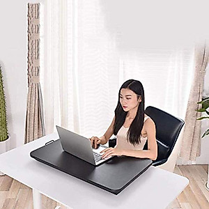 TREXD Standing Computer Desk, Height Adjustable Stand, Foldable Laptop Desk, Easy Move