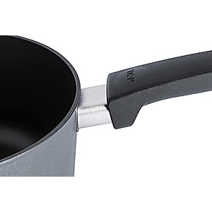 Woll Concept Plus Cast Saucepan with Lid and Sturdy Handle / 9 cm Deep / 18 cm Diameter / 2 Litres / Suitable for Induction Cookers