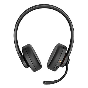 Axtel Pro BT Wireless Headset - Bluetooth Headset w/Noise-Canceling Mics - Dual Connectivity - Connect to PC/Mac/Mobile - Works w/Teams, Zoom & More (Stereo (USB-A))