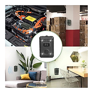 Under Hood Animal Repeller, Rodent Repellent Ultrasonic, Battery Operated, Rat Deterrent, Keep Mice Away from Car, with Ultrasounds and LED Strobe Lights, Vehicle Pest Control, Rodent Defense